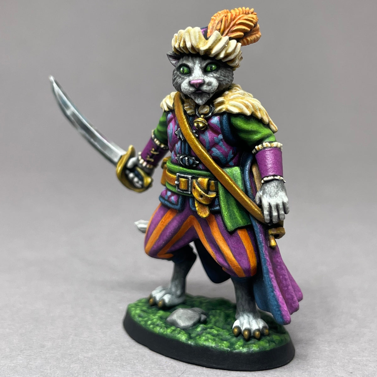 Reaper Bones USA: Gerard, Catfolk Bard (30132) – Gnomish Bazaar