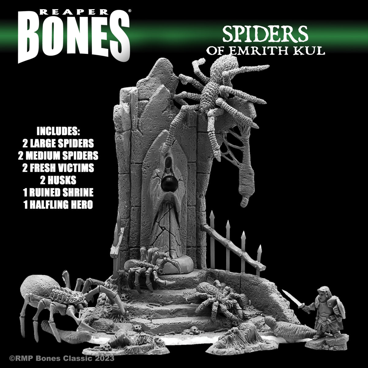 Reaper Bones: The Spiders of Emrith Kul - Boxed Set (77766) – Gnomish ...