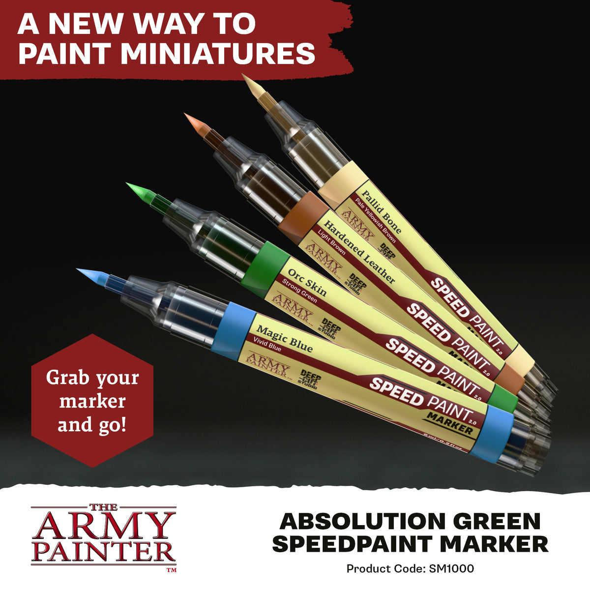 The Army Painter: Speedpaint Marker - Absolution Green (SM1000 ...