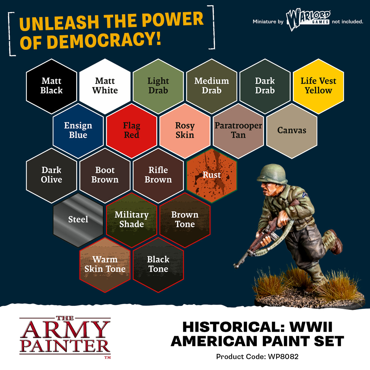 The Army Painter Historical: World War II American Paint Set (WP8082 ...