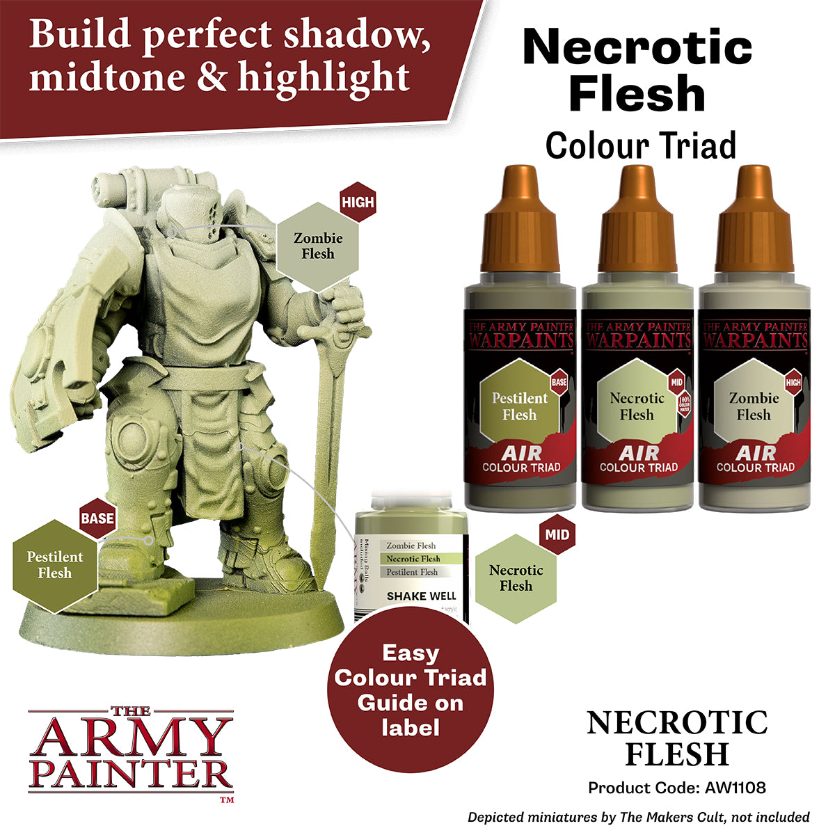 The Army Painter Warpaints Air: Necrotic Flesh (AW1108) – Gnomish Bazaar